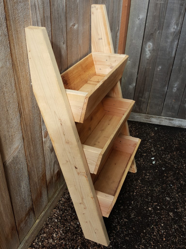 Ladder Planters – Handcrafted Cedar Planters in the Pacific Northwest